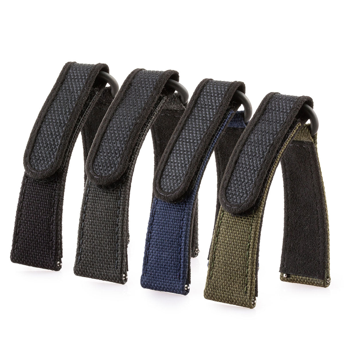 Velcro watch strap - Cordura (black, grey, blue, kaki) – ABP Concept