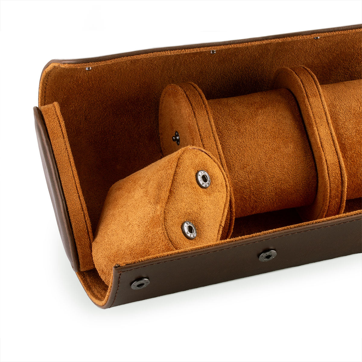 Travel case - Watch roll for 3 watches - Black, grey, blue, brown – ABP ...