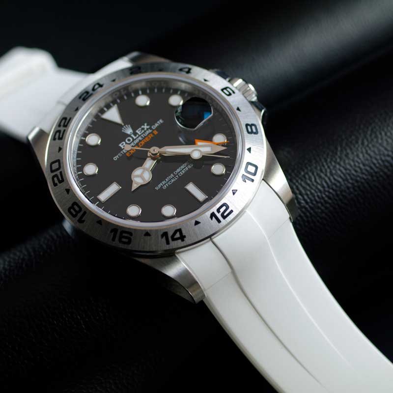 Rolex - Rubber B - Bracelet caoutchouc pour Explorer II 42mm 226570 ...