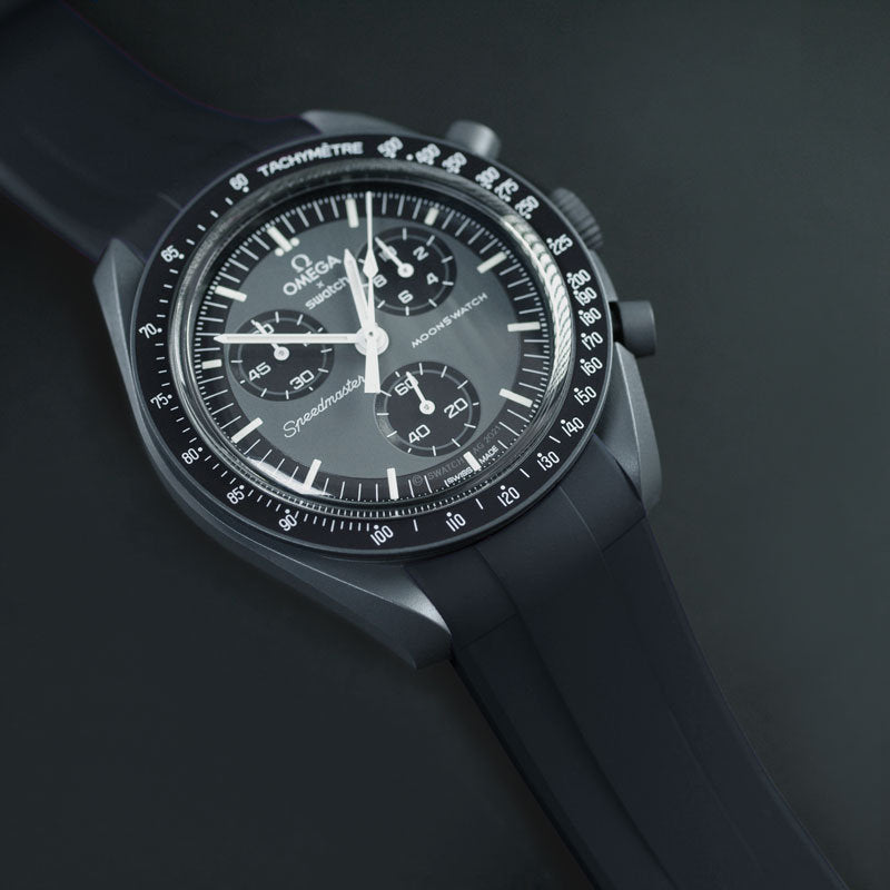 Omega - Rubber B - Bracelet caoutchouc pour Speedmaster MoonSwatch - S ...