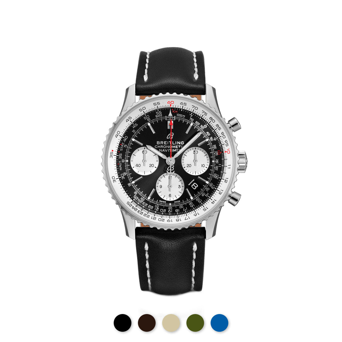 Breitling - Rubber B strap for Navitimer 43mm - SwimSkin® – ABP Concept